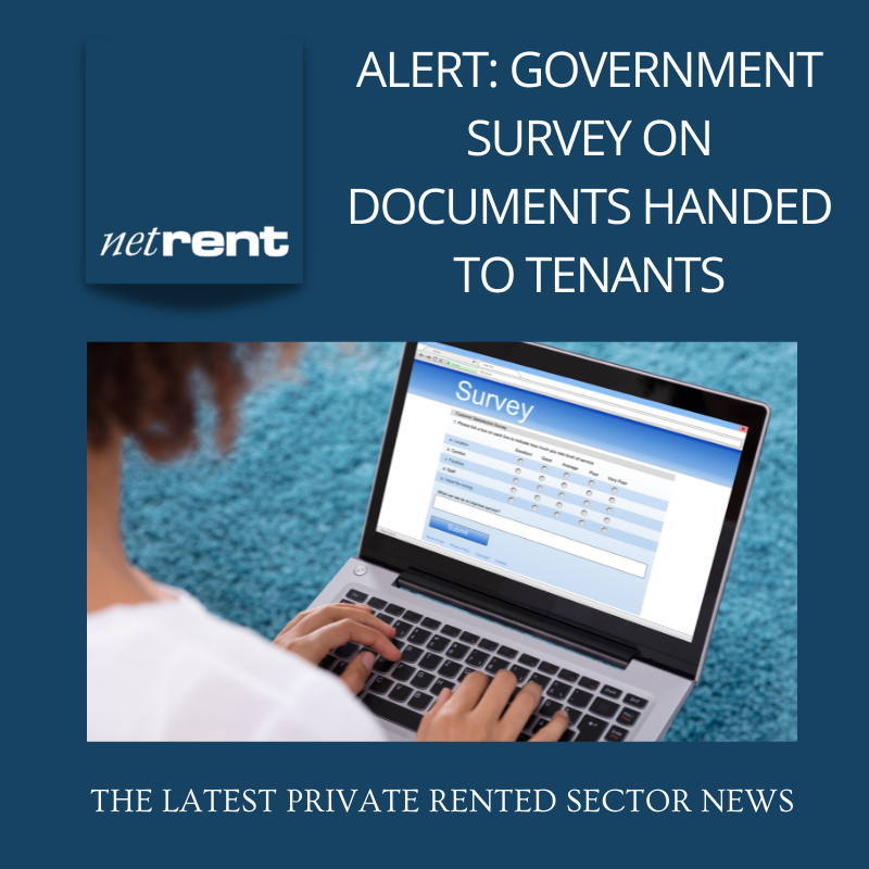 Alert: government survey on documents handed to tenants - NetRent