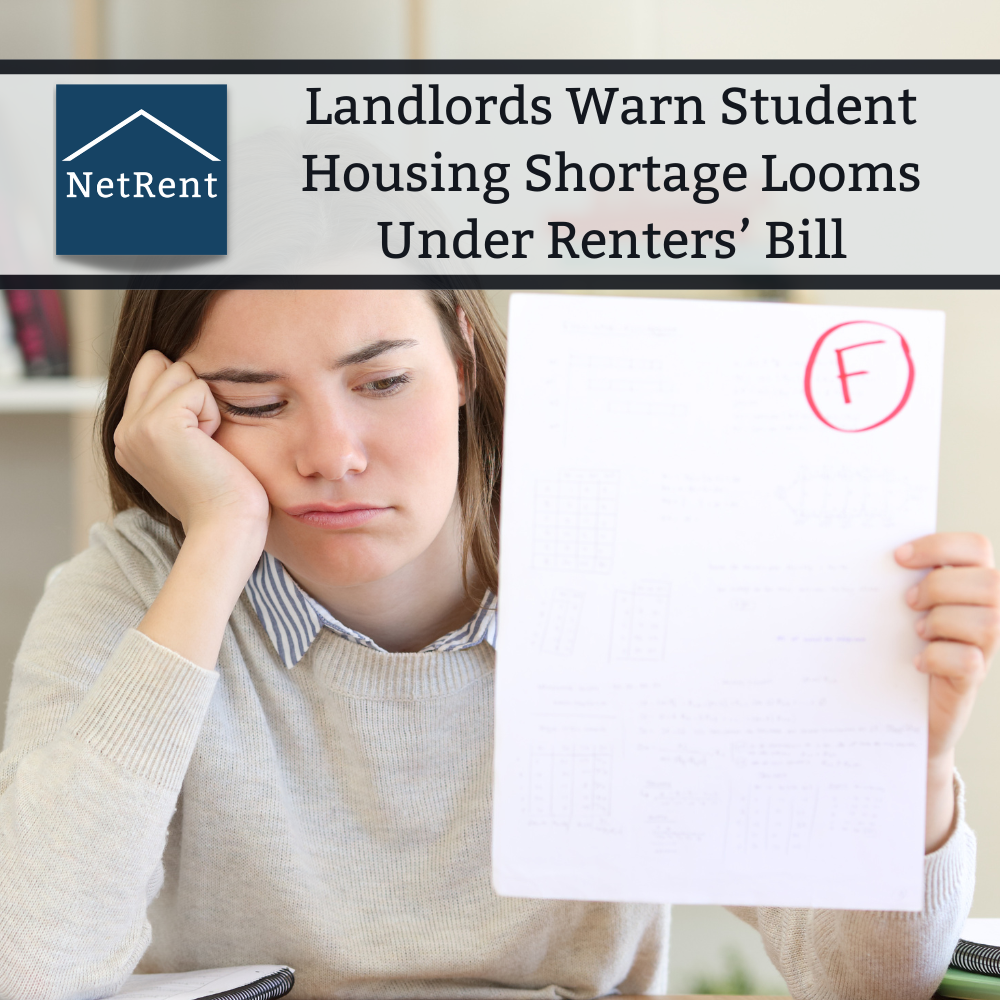 Landlords Warn Student Housing Shortage Looms Under Renters’ Bill - NetRent